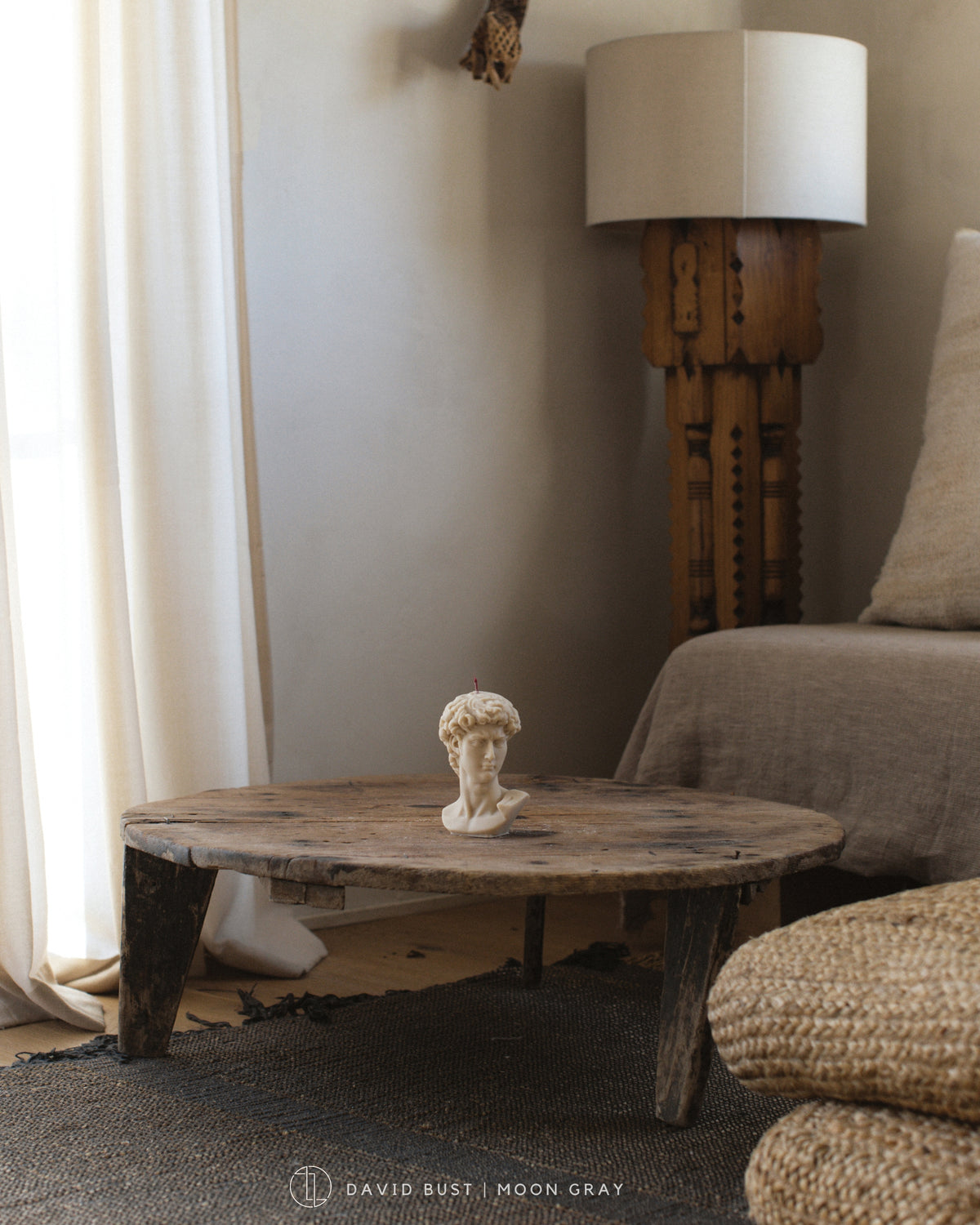 David Bust Candle | LAWA Candles